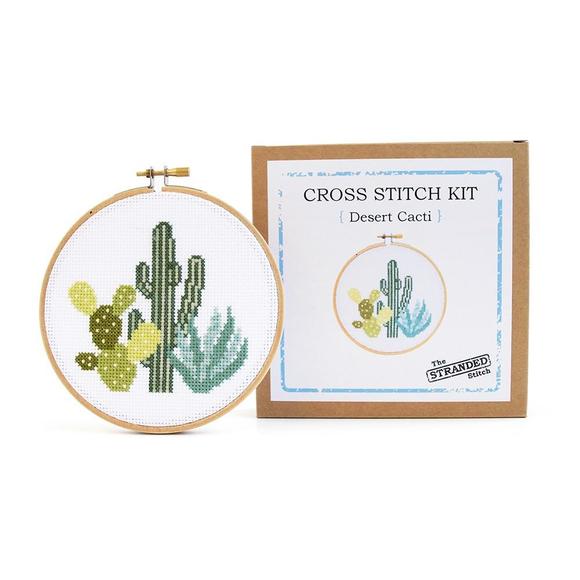 The Standard Stich | Office | The Standard Stich Desert Cacti Cross Stitch Kitncns | Poshmark